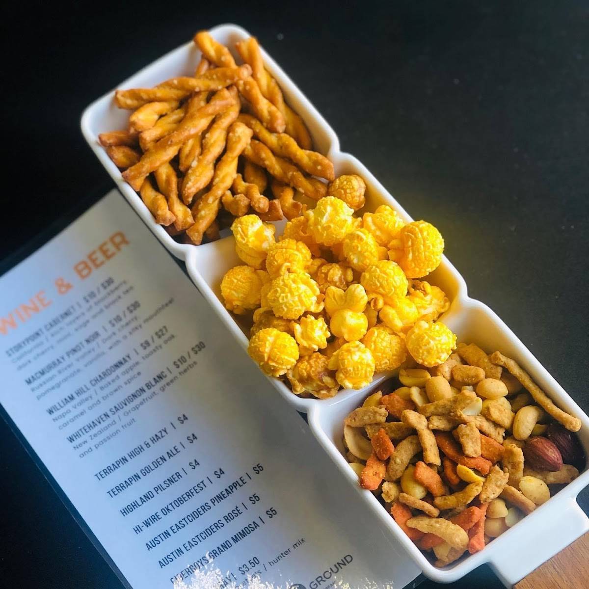 Menu at Common Ground pub & bar, Hartwell