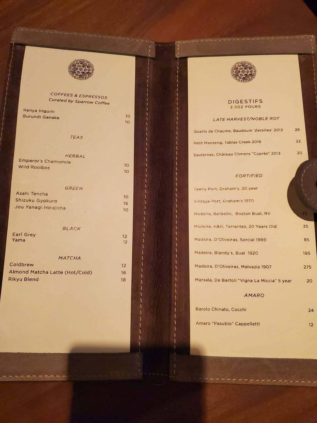 Menu at SingleThread Farm - Restaurant - Inn, Healdsburg