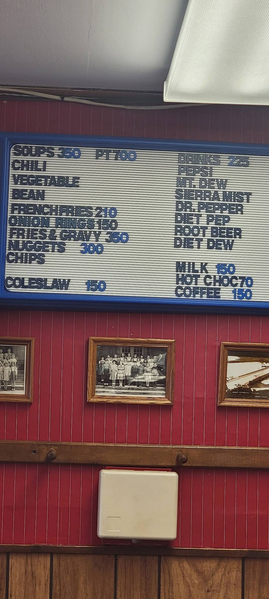 Menu at Hickie's Hamburger Inn fast food, New Boston