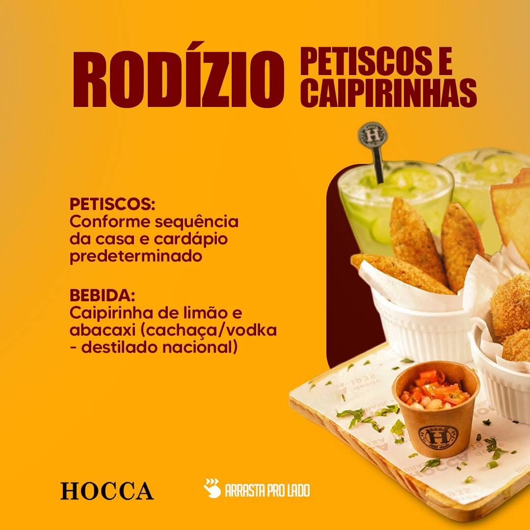 Menu em Hocca Bar - Moema, São Paulo, Alameda Jauaperi