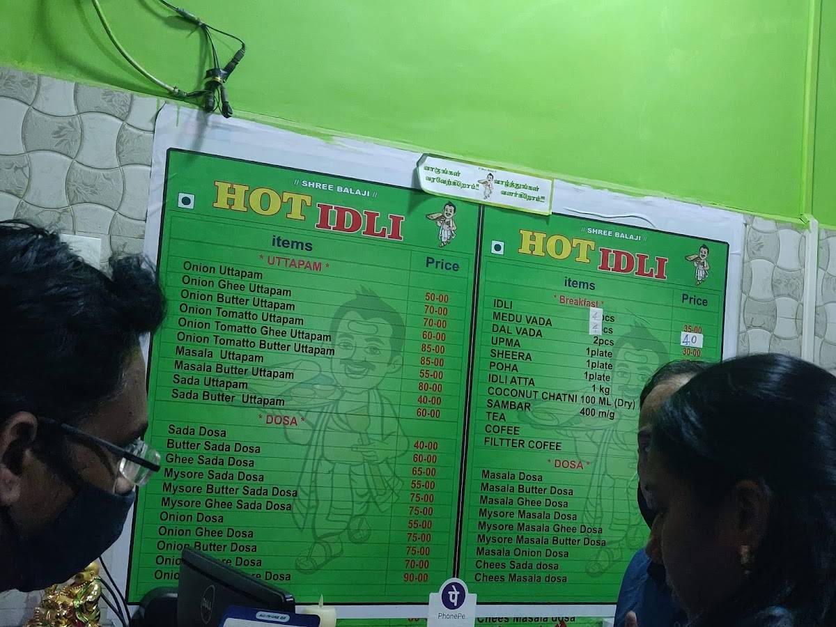 Menu at Hot Idli, Navi Mumbai, 3