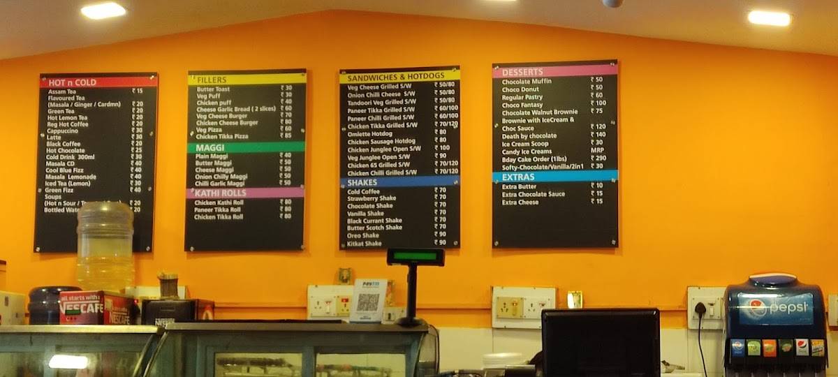 Menu at Hot 'N' Cold, Ranchi