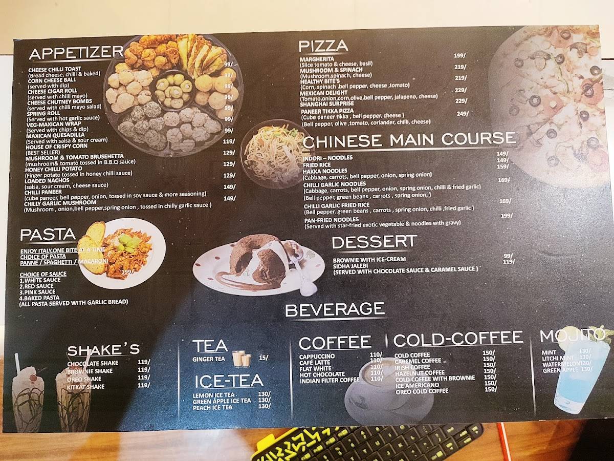 Menu at House Of Momos, India