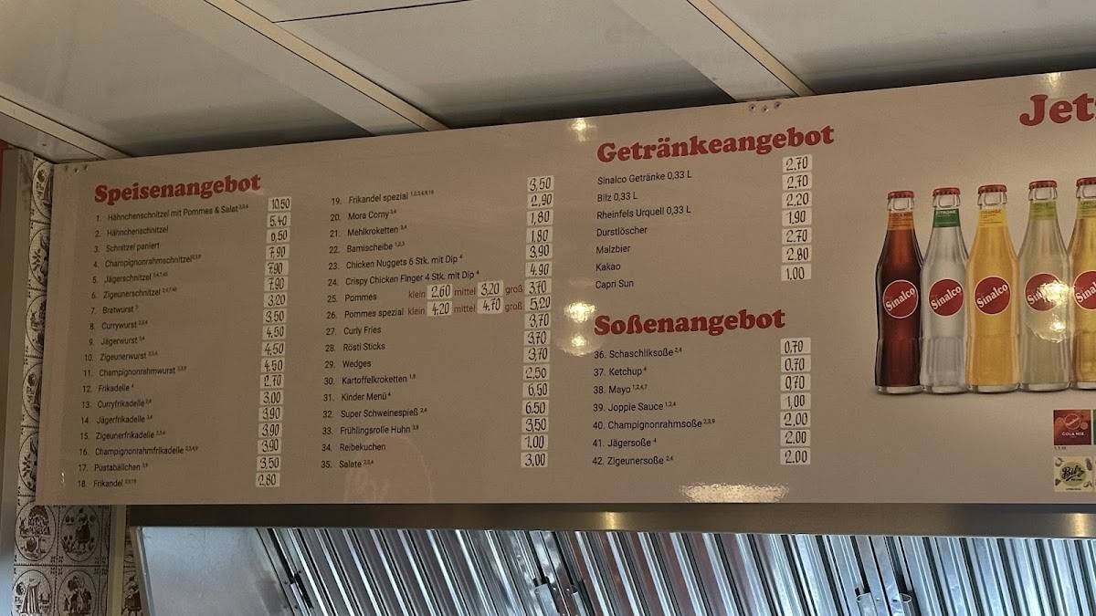 Speisekarte von Hoymann Schnellimbiss pub & Bar, Duisburg