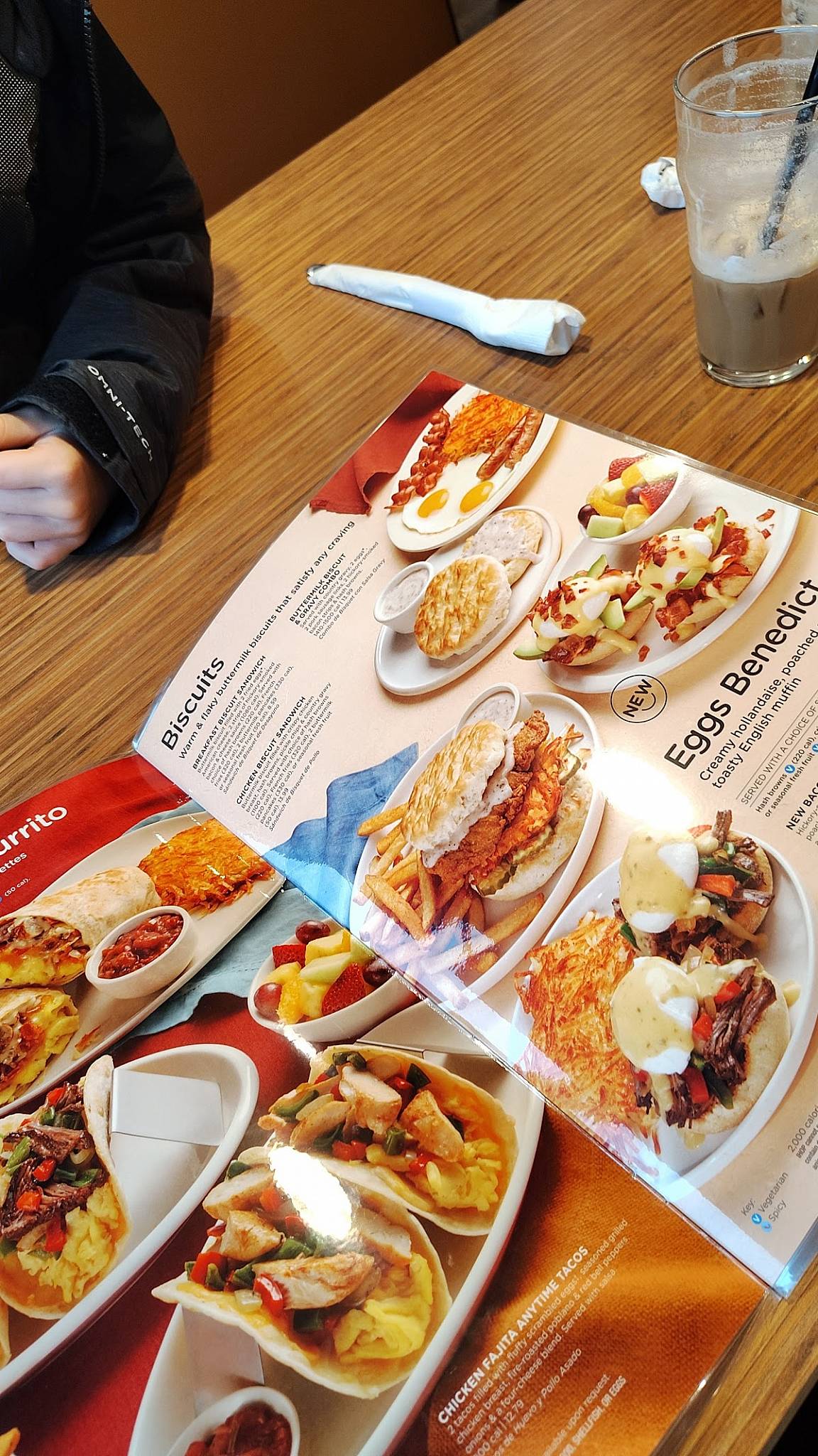 Menu at IHOP restaurant, Bismarck