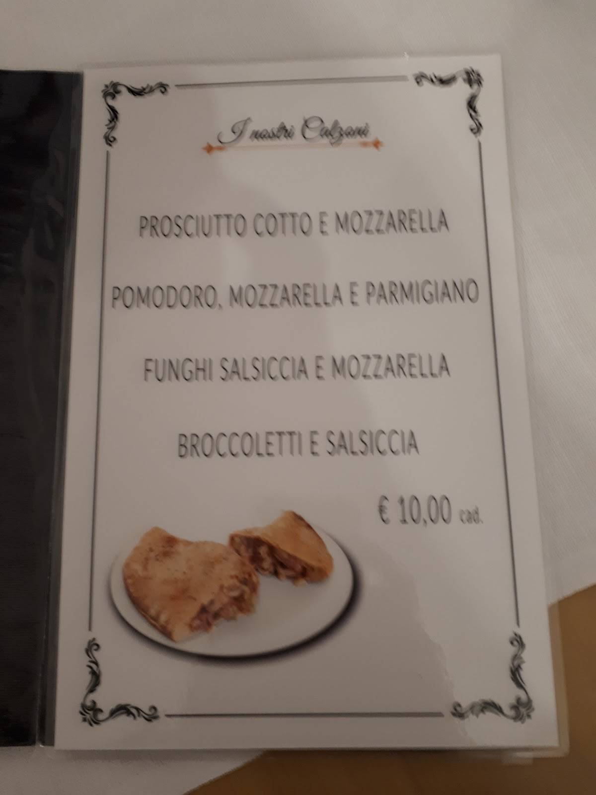 Menu da Ristorante Il Vecchio Torchio, Roma