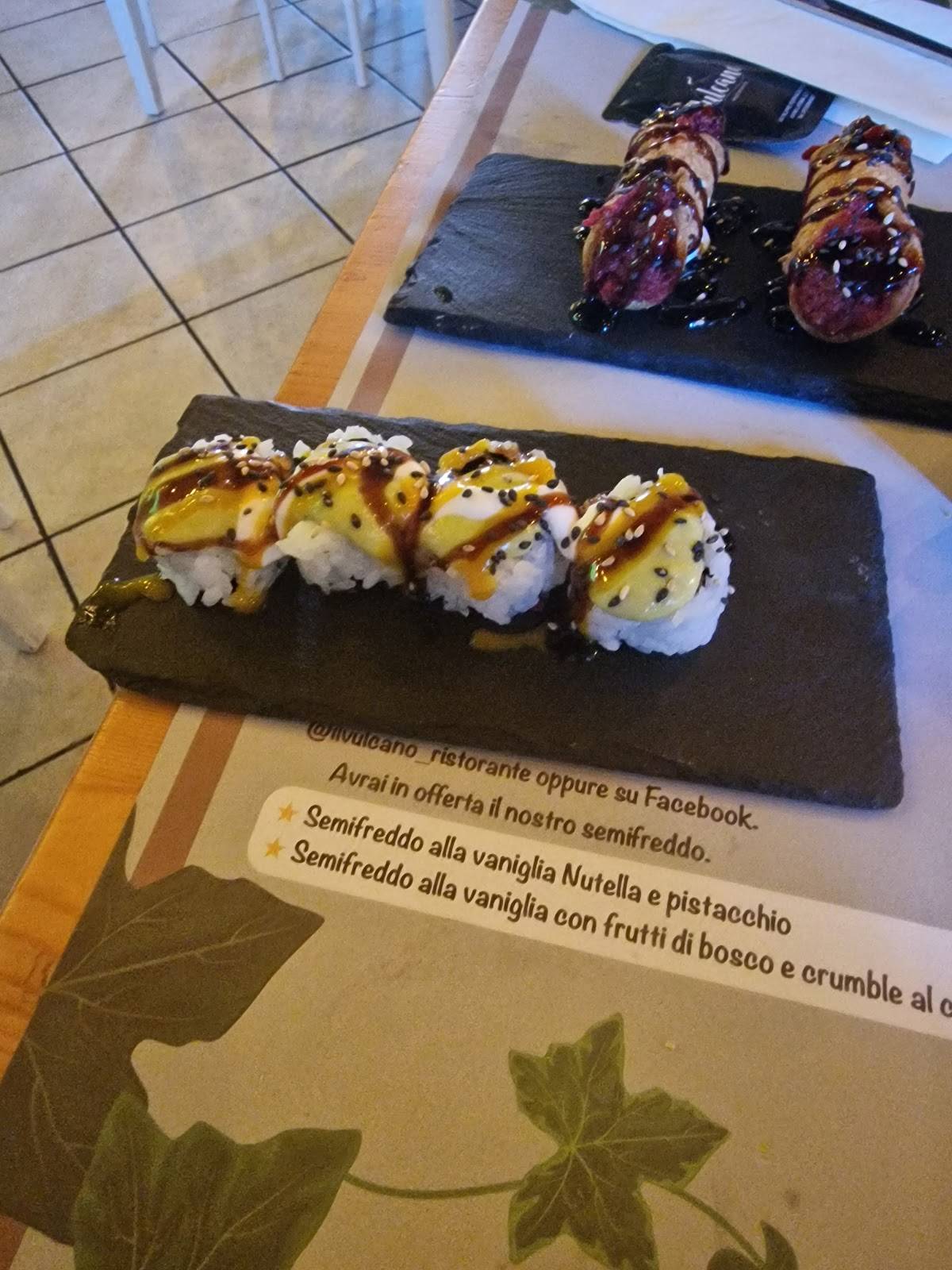 Menu da Il Vulcano ristorante, Latina
