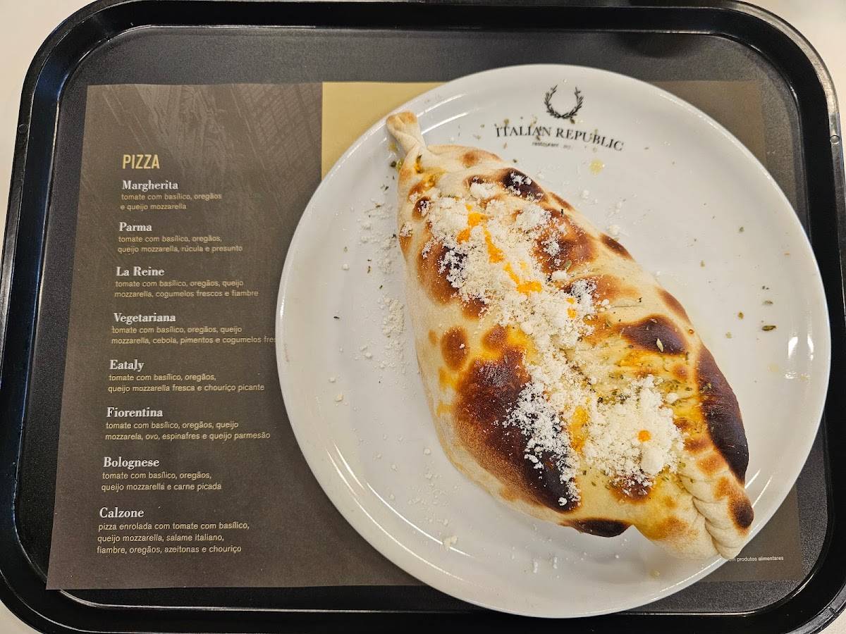 Menu em Italian Republic, Montijo