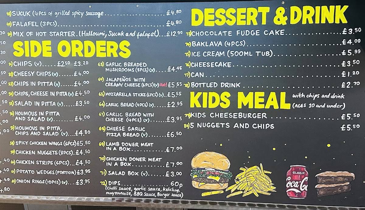 Menu at Iver Grill BBQ, Iver