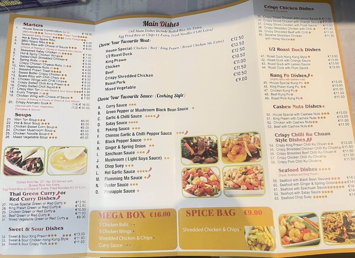 Menu at Jade Dragon Chinese Takeaway fast food, Borris