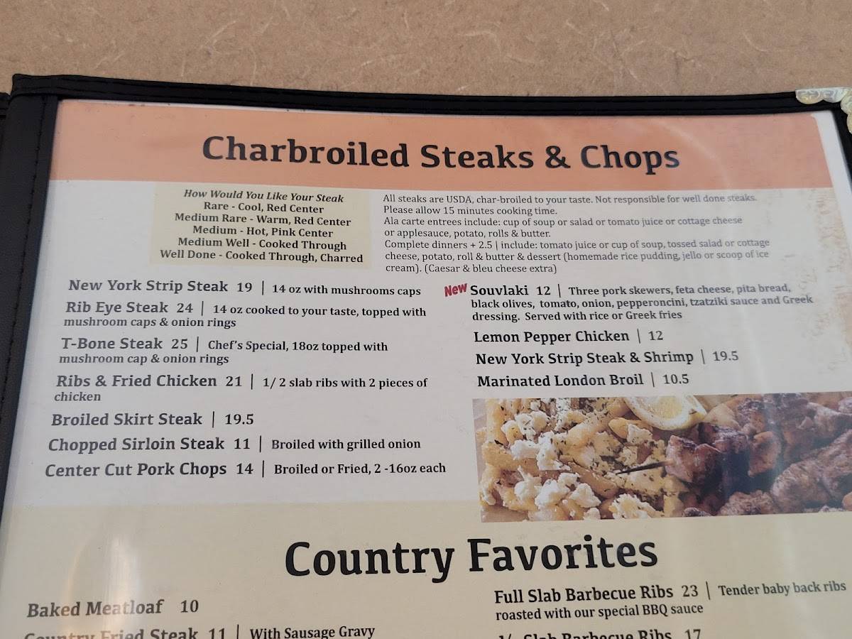 Menu at Jedi's Garden Family Restaurant, Griffith