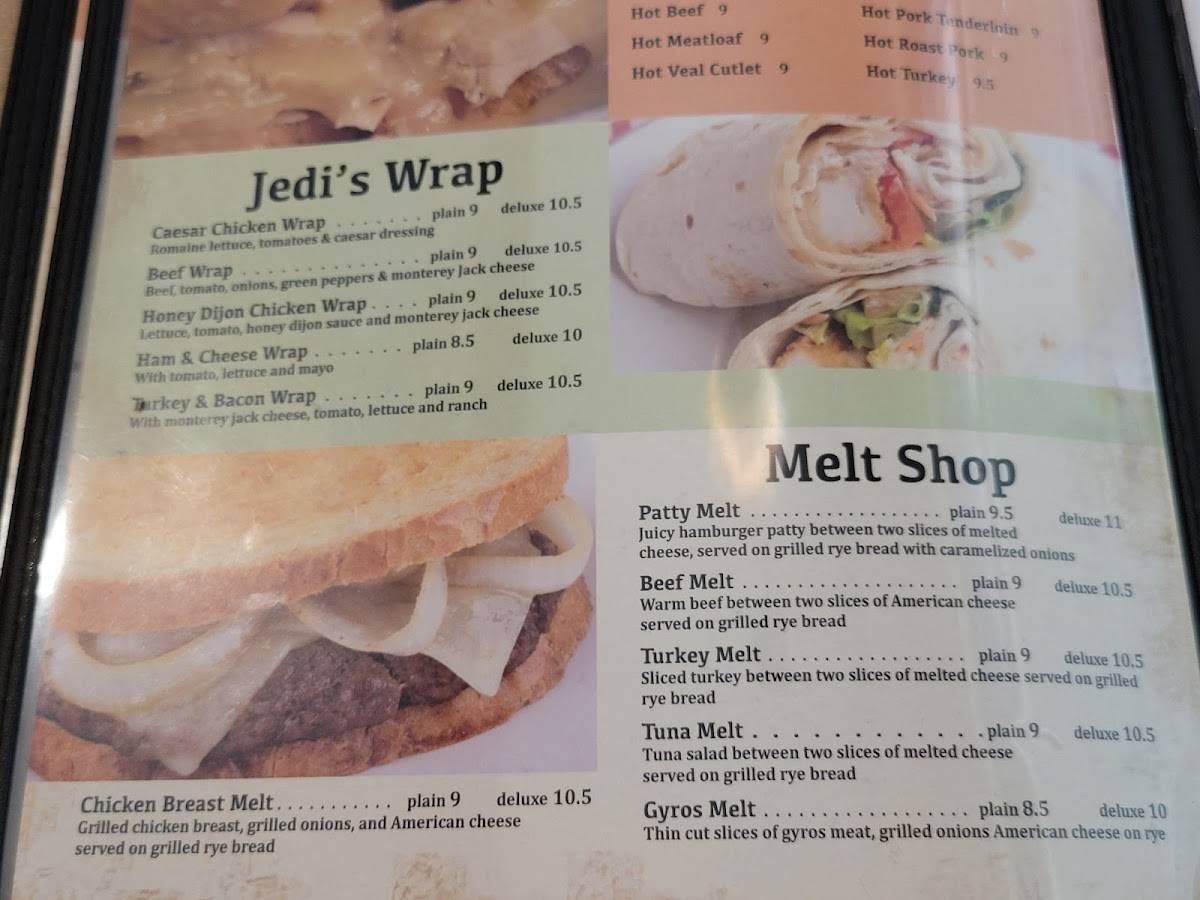 Menu at Jedi's Garden Family Restaurant, Griffith