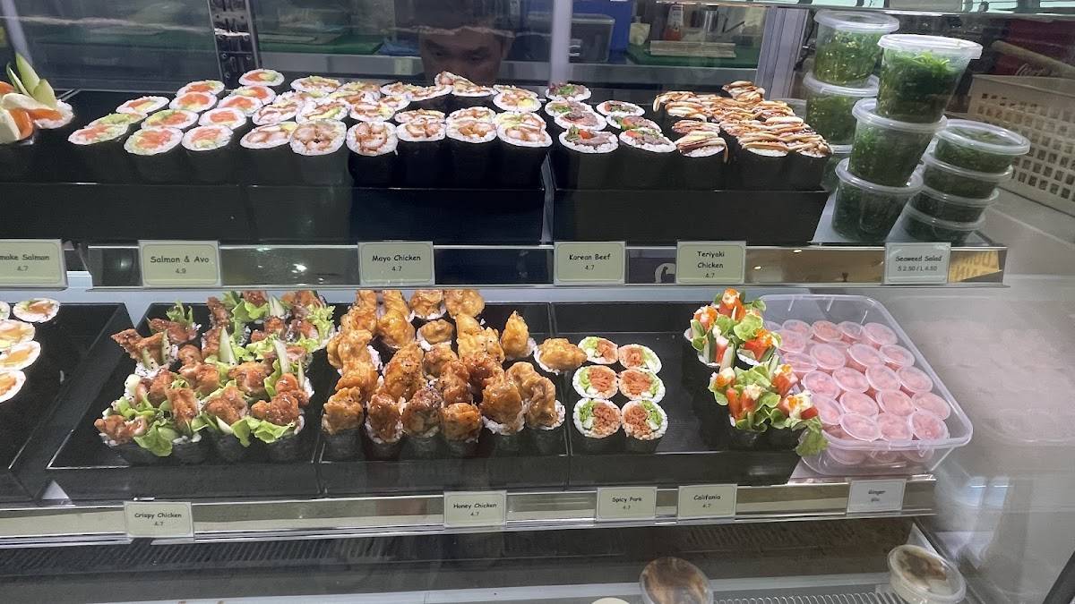 Menu at Joa Sushi Sydney Street Markets restaurant, Mackay