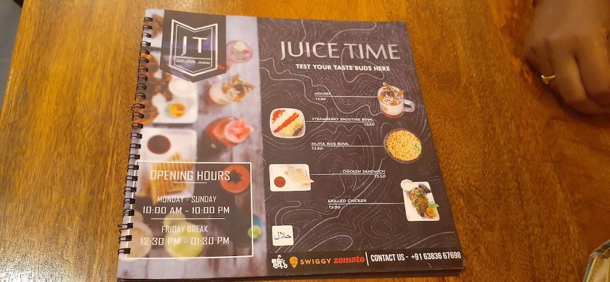 Menu at Juice Time(not.just.juices), Tirunelveli, 910/2
