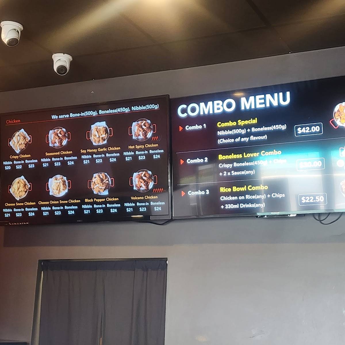 Menu at K Chicken Hamilton Dinsdale restaurant, Hamilton