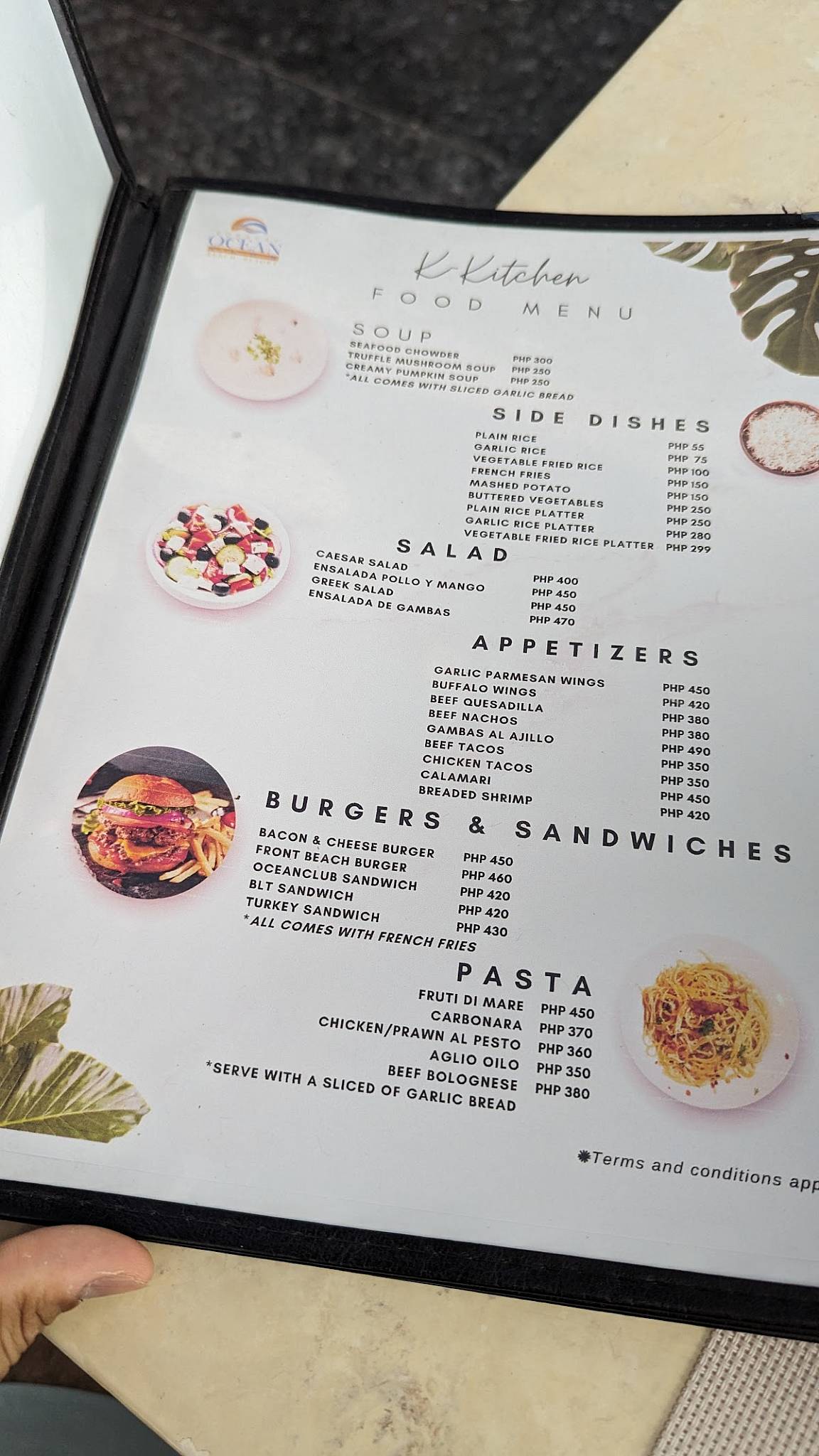 Menu at K-Kitchen restaurant, Malay