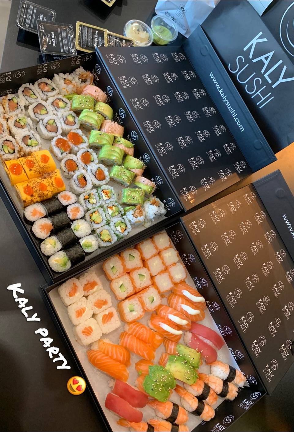 Menu au KALY SUSHI BOLLÈNE restaurant, Bollène