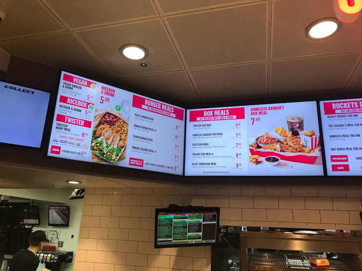 Menu at KFC Exeter - Marsh Barton Trading Estate, Exeter, Unit 10