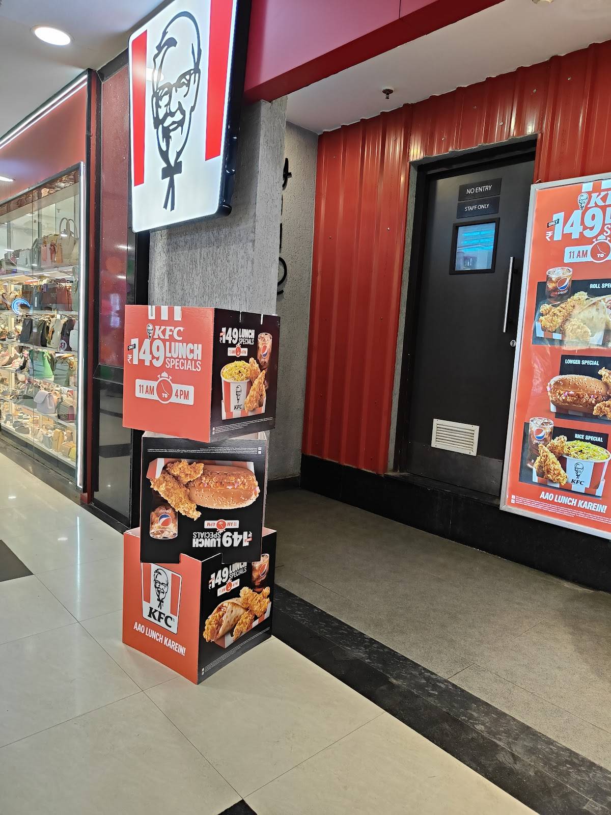 Menu at KFC, Gorakhpur, City Mall