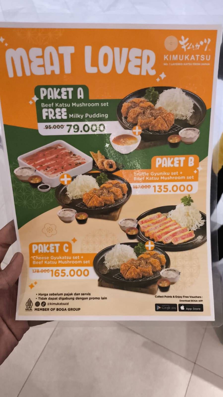 Menu at KIMUKATSU - ÆON Mall Deltamas restaurant, Bekasi Regency