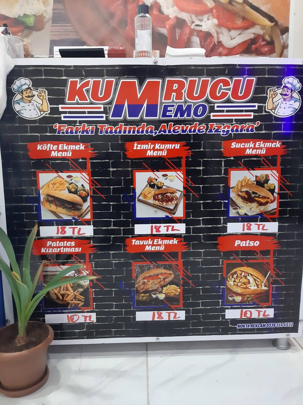 Menu at KUMRUCU MEMO fast food restorani, Siverek