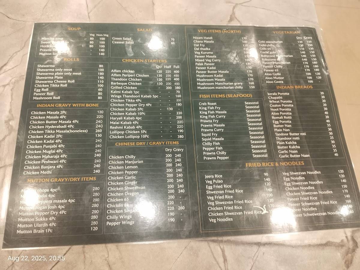 Menu at Kabab Magic, Bengaluru, No:1565