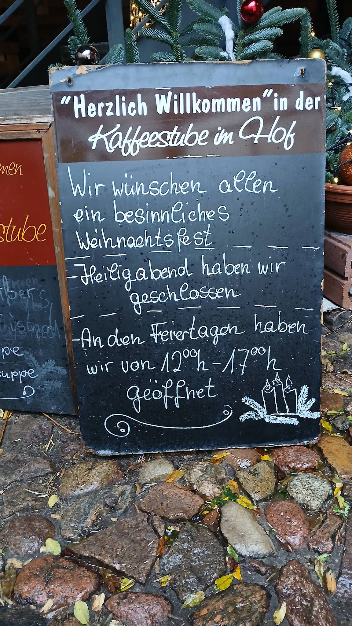Speisekarte von Kaffeestube im Hof Inh. Jens Kaisen cafe, Bad Bevensen