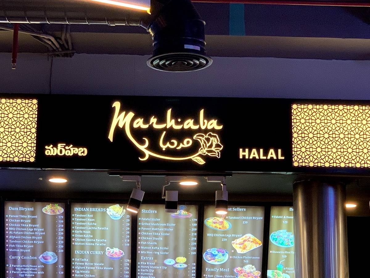 Menu at Marhaba Arabian Kebab House, Kakinada