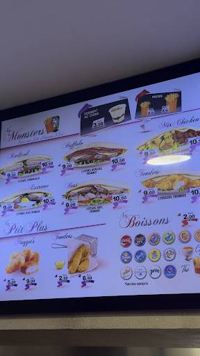 Menu au Kebab de Bercy restaurant, Paris