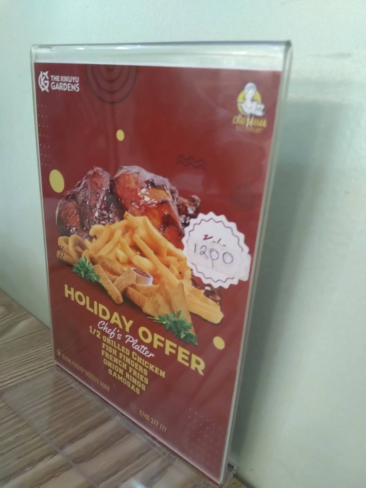 Menu at Kikuyu Gardens Bar & Restaurant, Kikuyu
