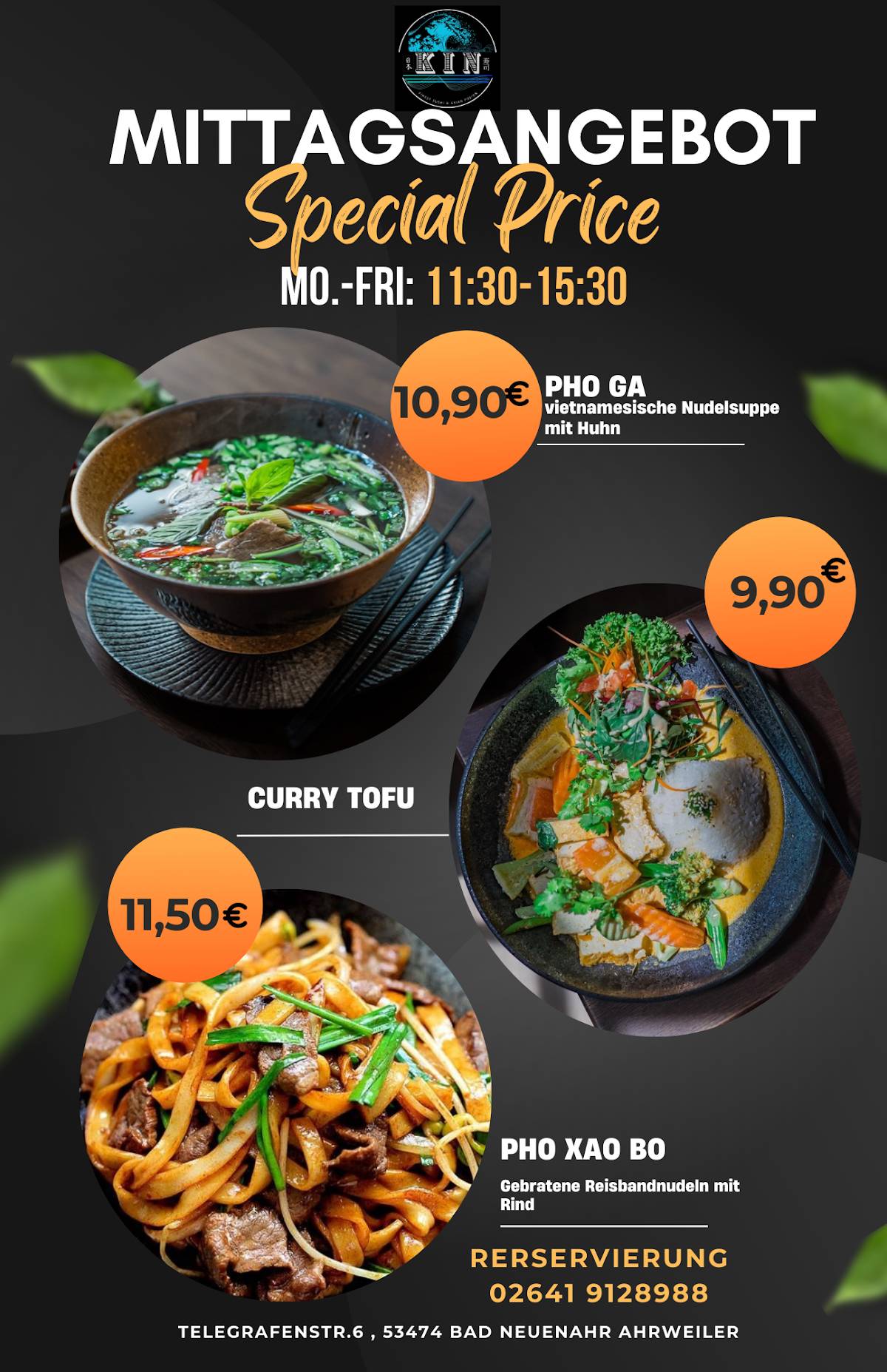 Carta del restaurante Kin Finest Sushi & Asian Fusion, Bad Neuenahr ...