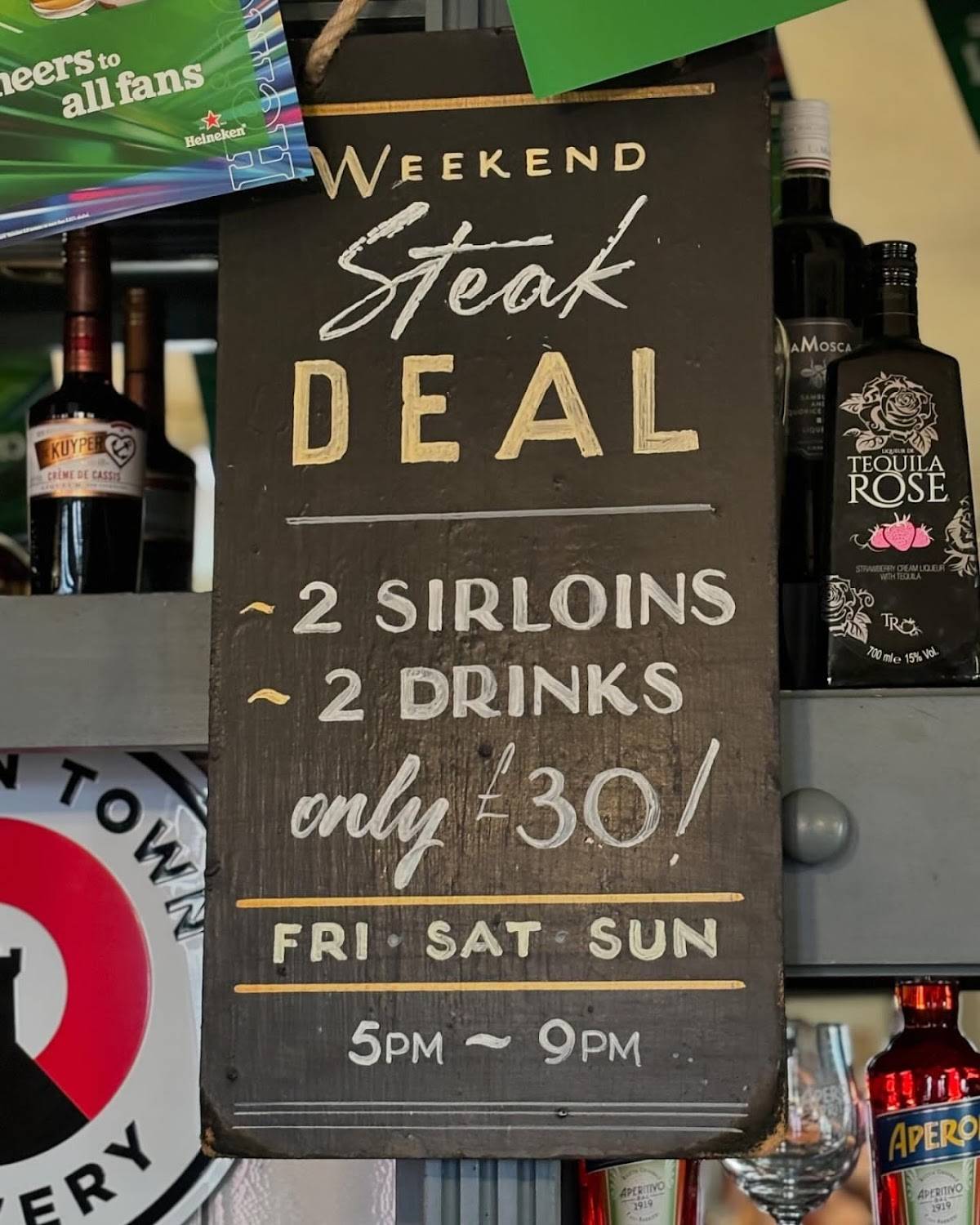 Menu at King William IV pub & bar, Totnes