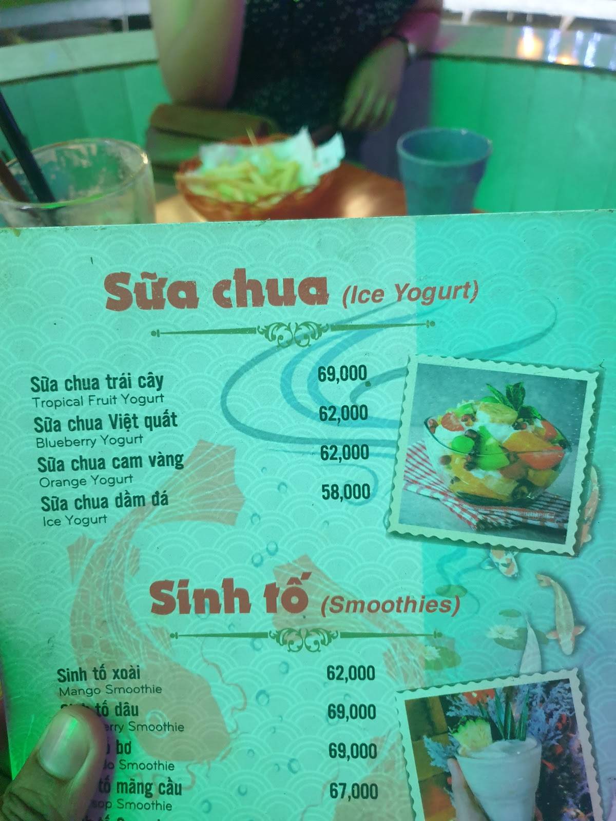 Menu at Koi Family Coffee - Cà Phê Cá Koi cafe, Ho Chi Minh City