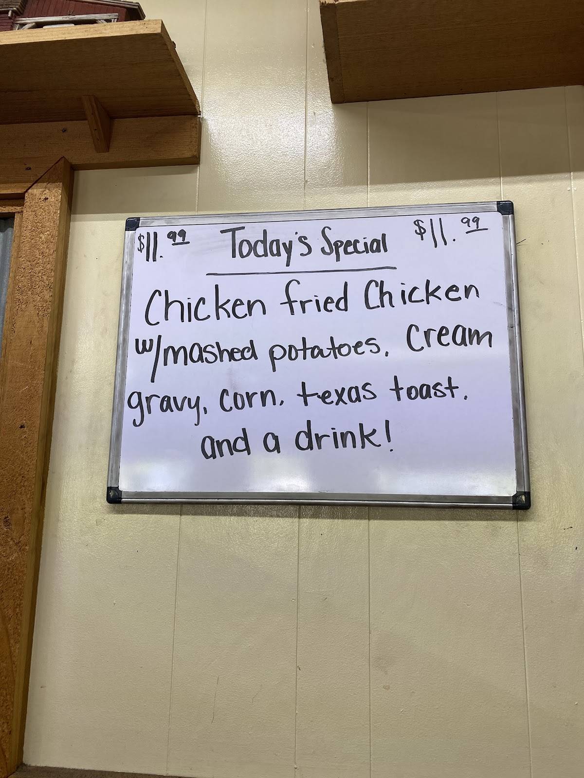 Menu at Kopper Kettle Smokehouse restaurant, Van Buren