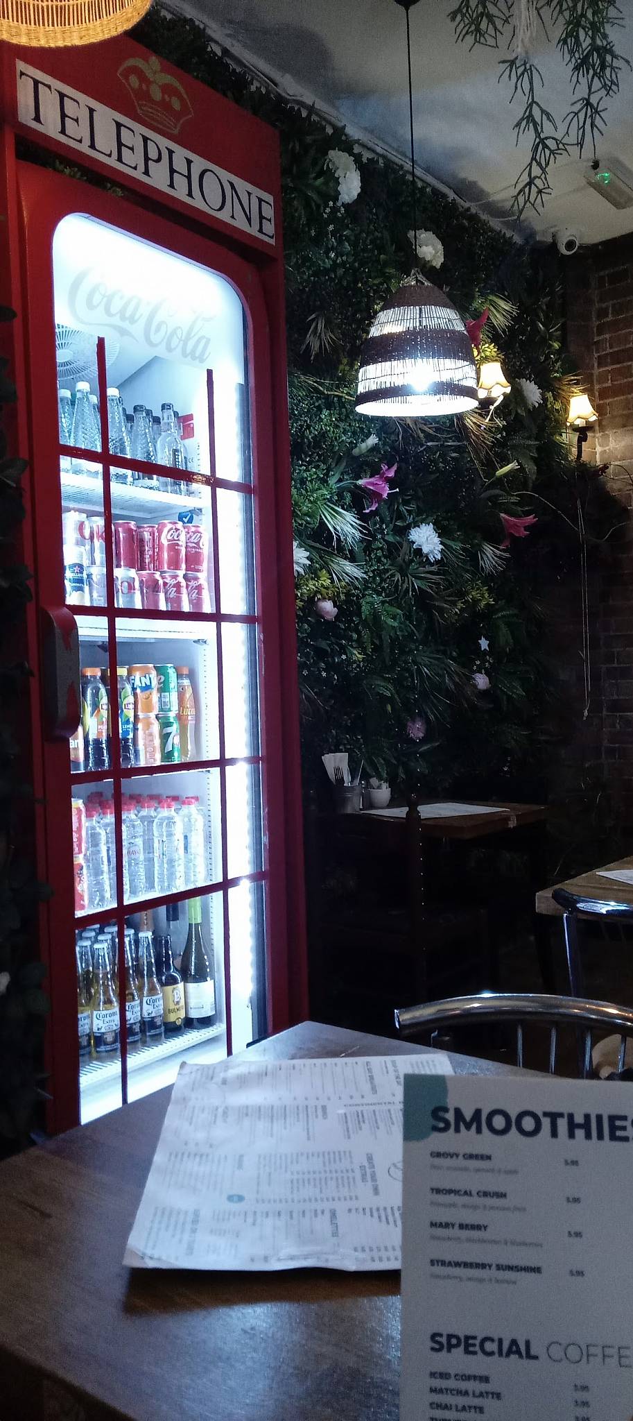 Menu at Kozzy Cafe, London