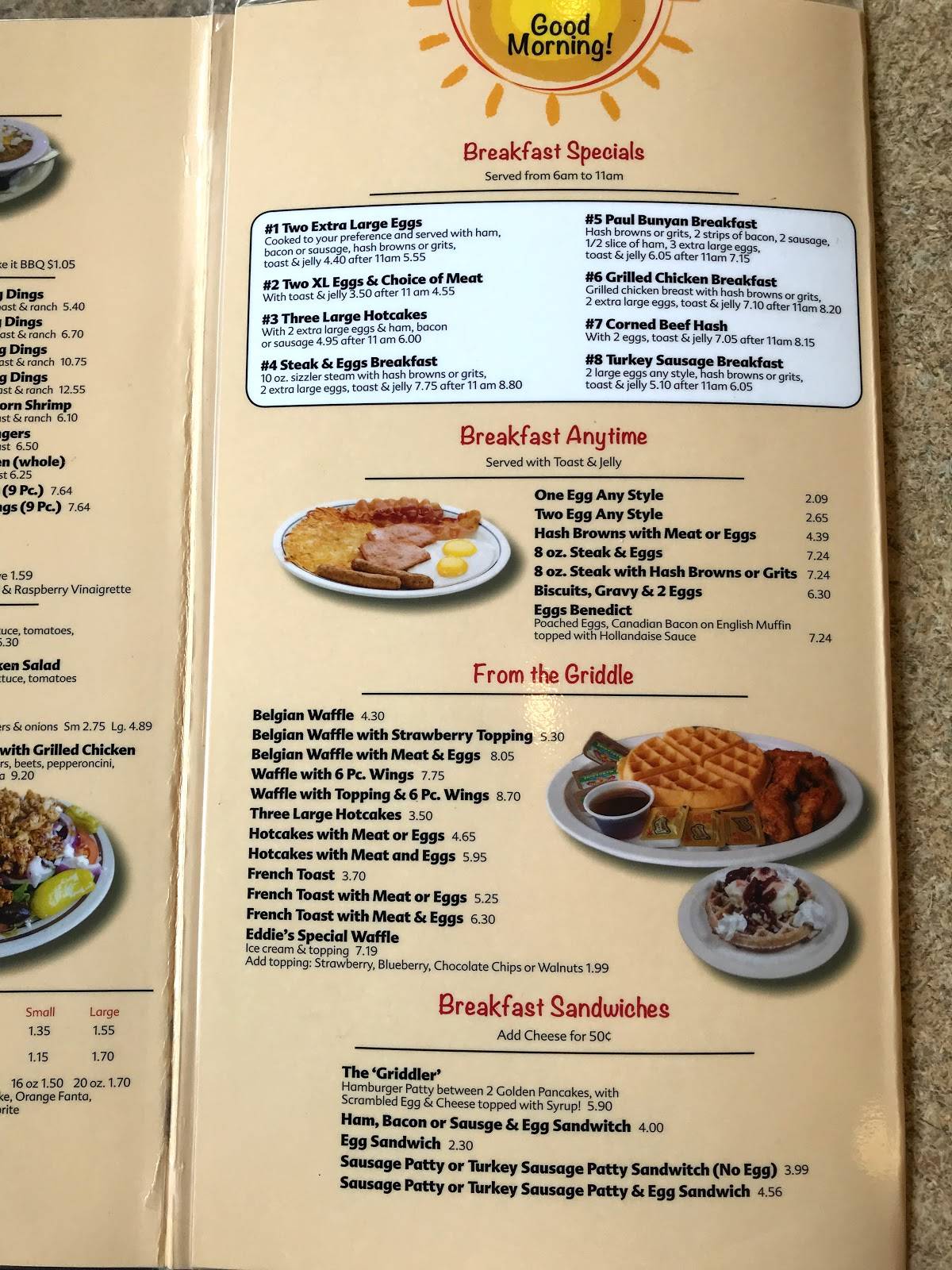 Menu at L George's Coney Island restaurant, Southfield, Northwestern Hwy