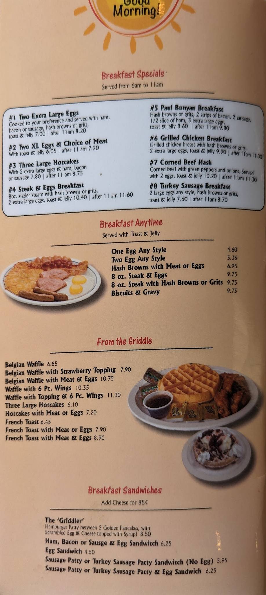 Menu at L George's Coney Island restaurant, Southfield, Northwestern Hwy