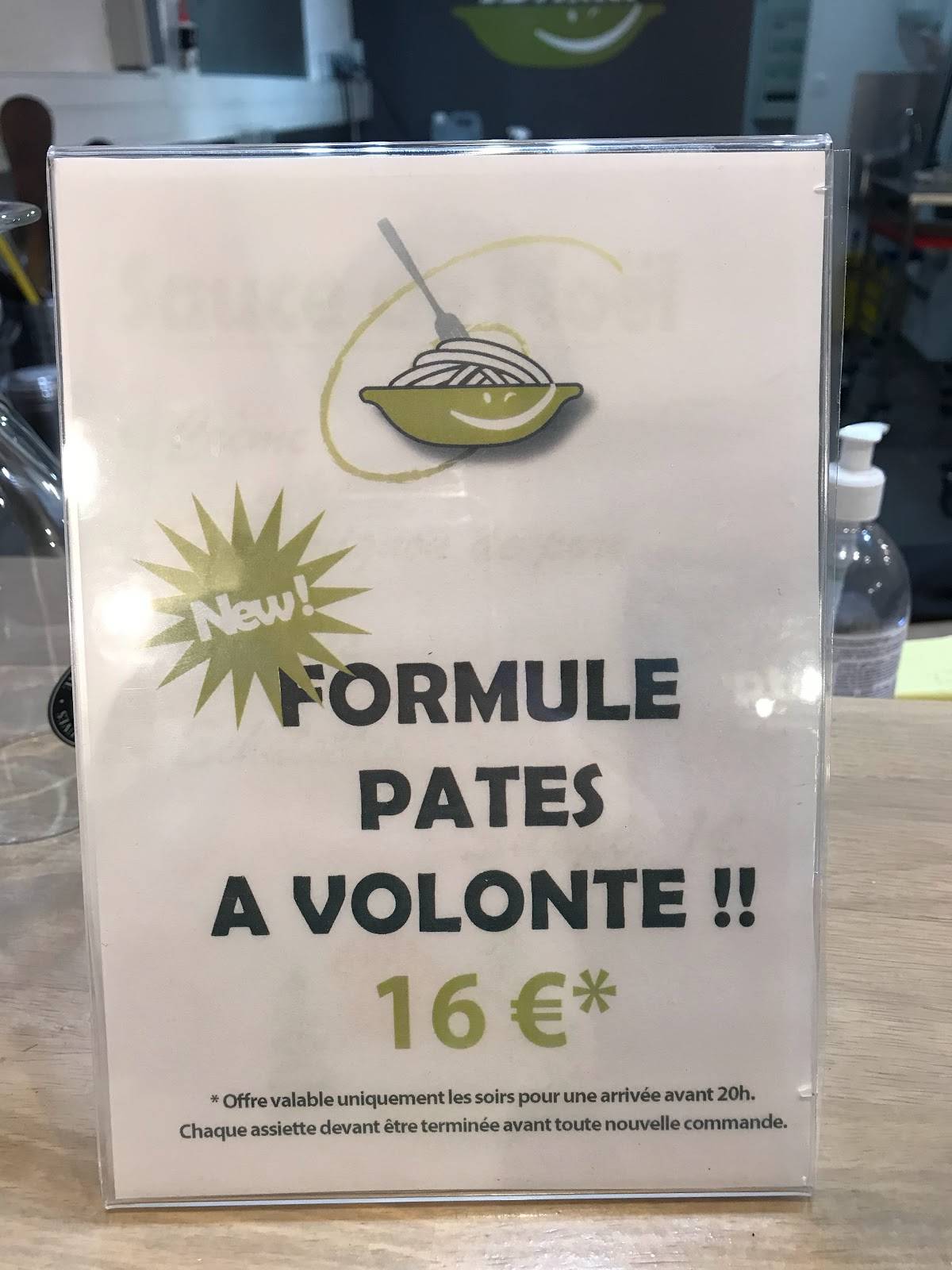 Carta del restaurante LA BONNE PATE, Grenoble