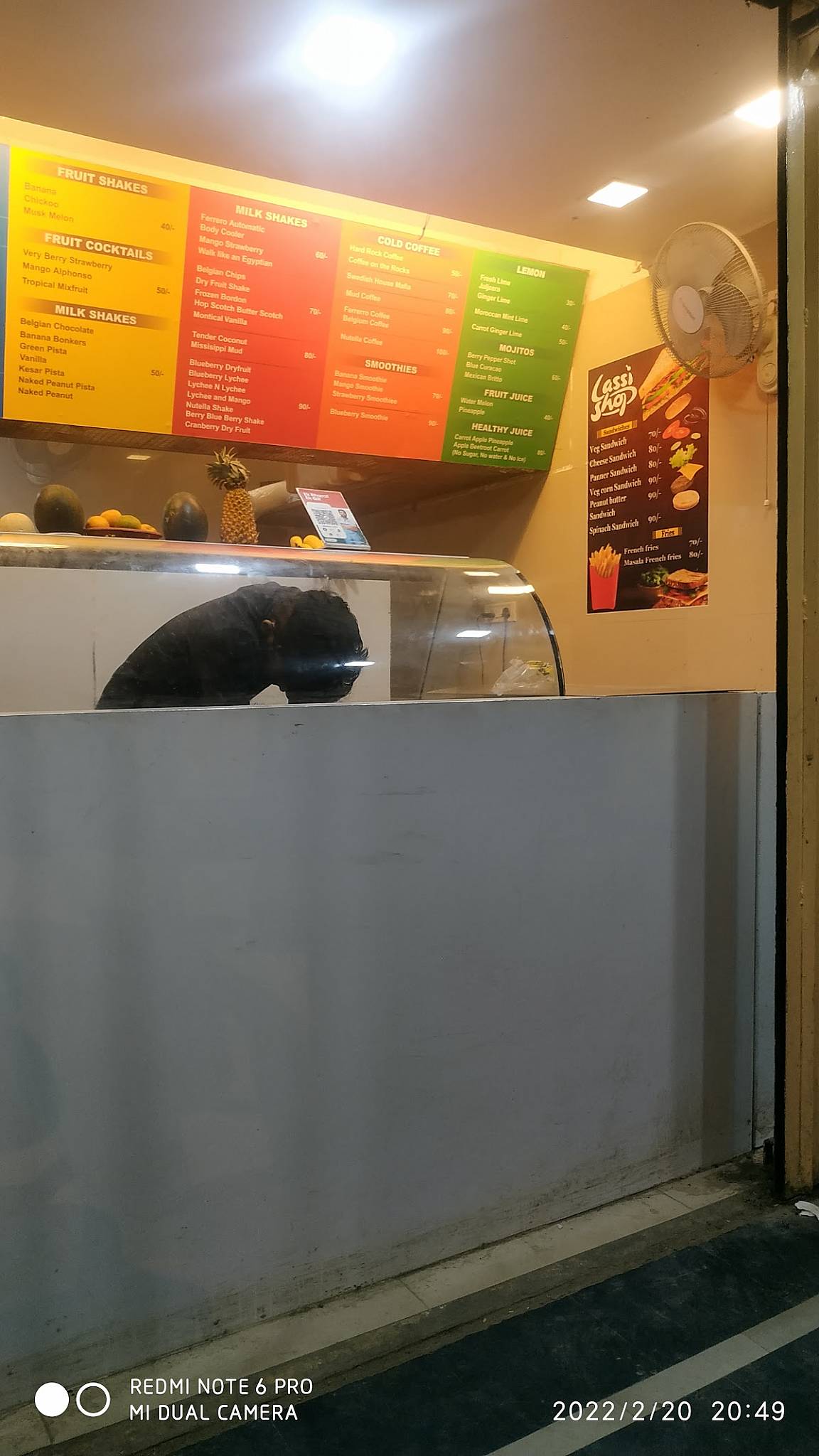 Menu at LASSI SHOP, Chitradurga, MRP complex