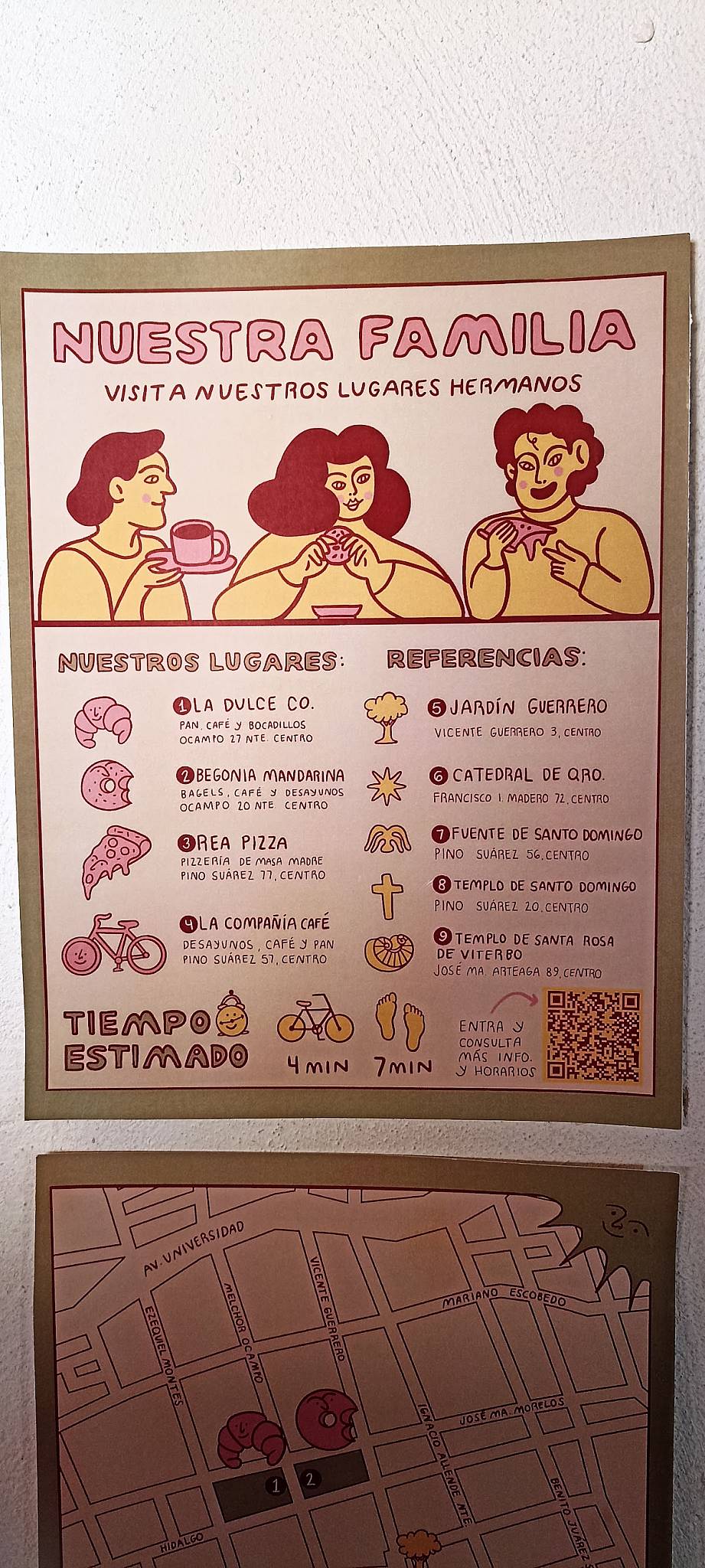 Carta del restaurante La Dulce Compañía, Santiago del Querétaro, Calle ...
