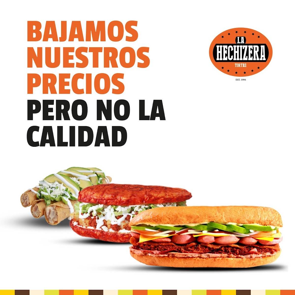 Carta del restaurante La Hechizera Tortas, Dallas, Jefferson Blvd