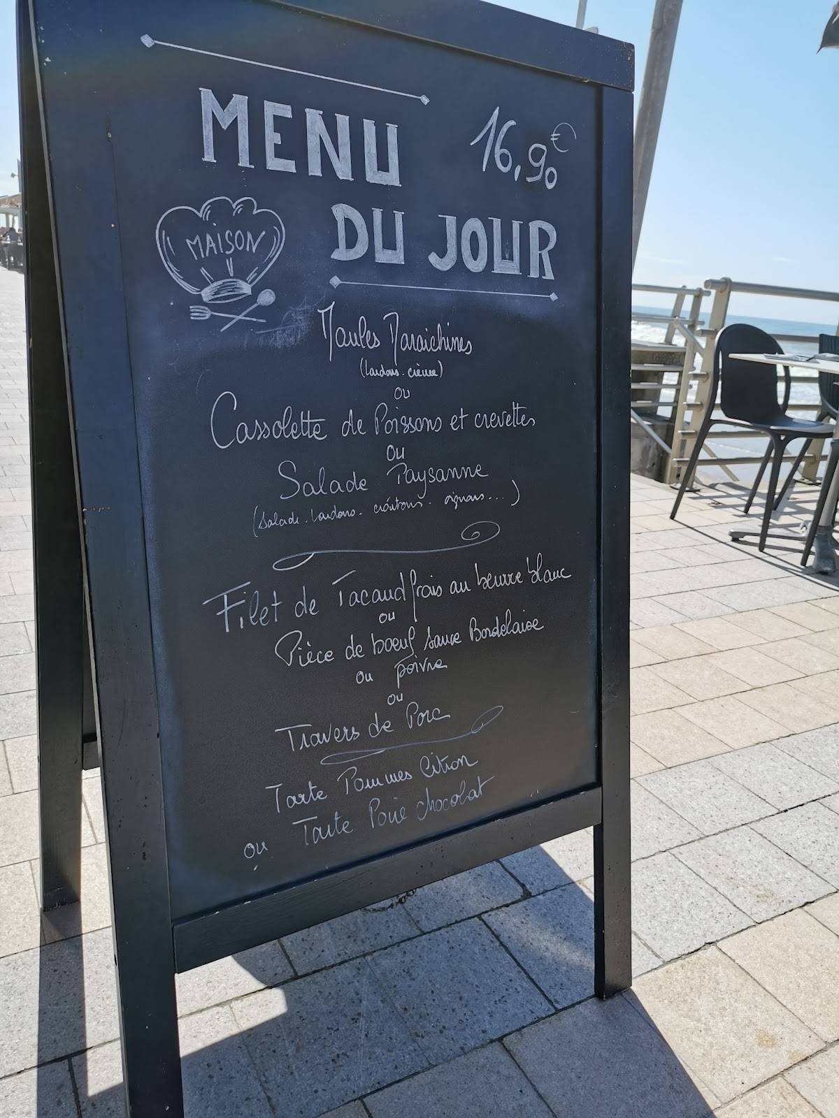 Menu au La Novita restaurant, Saint-Gilles-Croix-de-Vie
