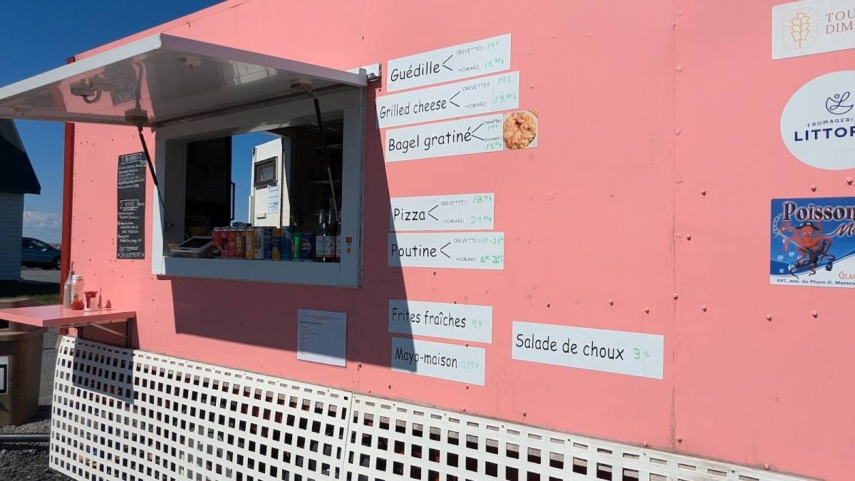 Menu at La petite crevette - Matane restaurant, Matane