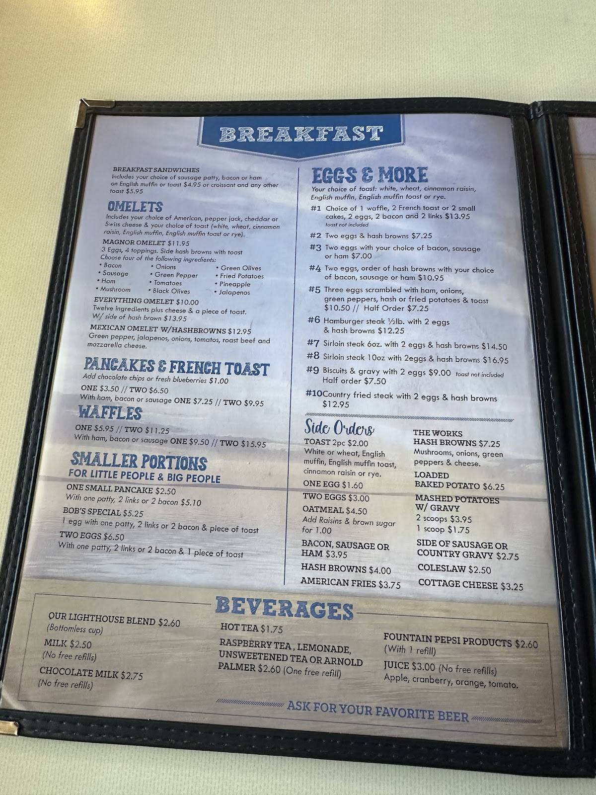 Menu at Lake Magnor Restaurant, Clayton, 764 US-63
