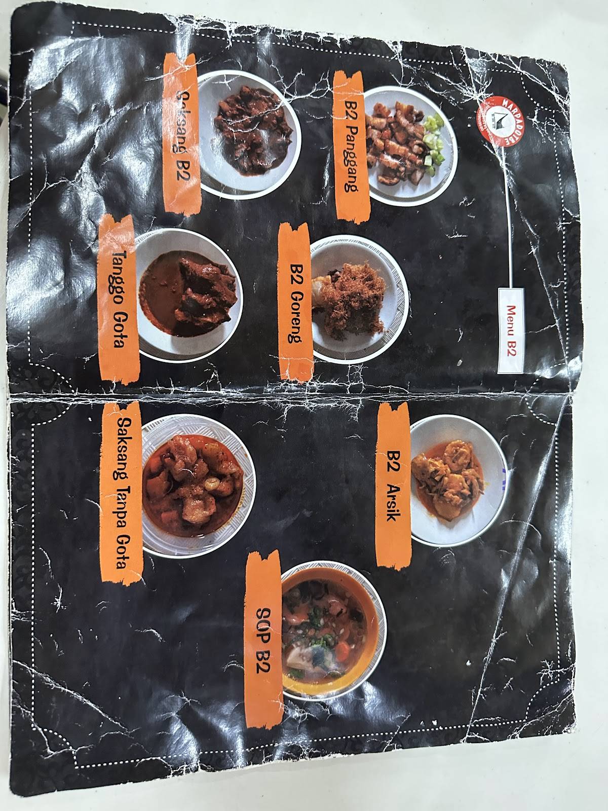 Carta del restaurante Lapo Marpadotbe, Yakarta, Jl. Jenderal Ahmad Yani ...