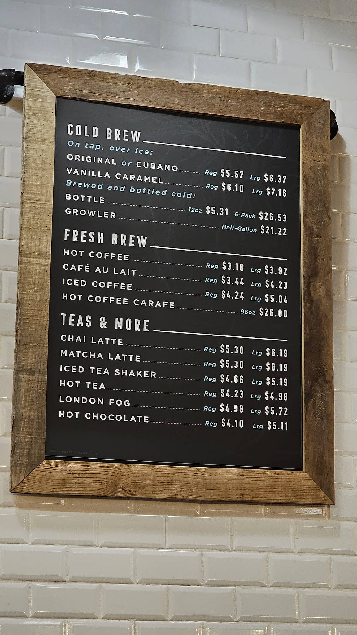 Menu at Foxtail Coffee Co. And Swine & Sons - Las Vegas restaurant, Las ...