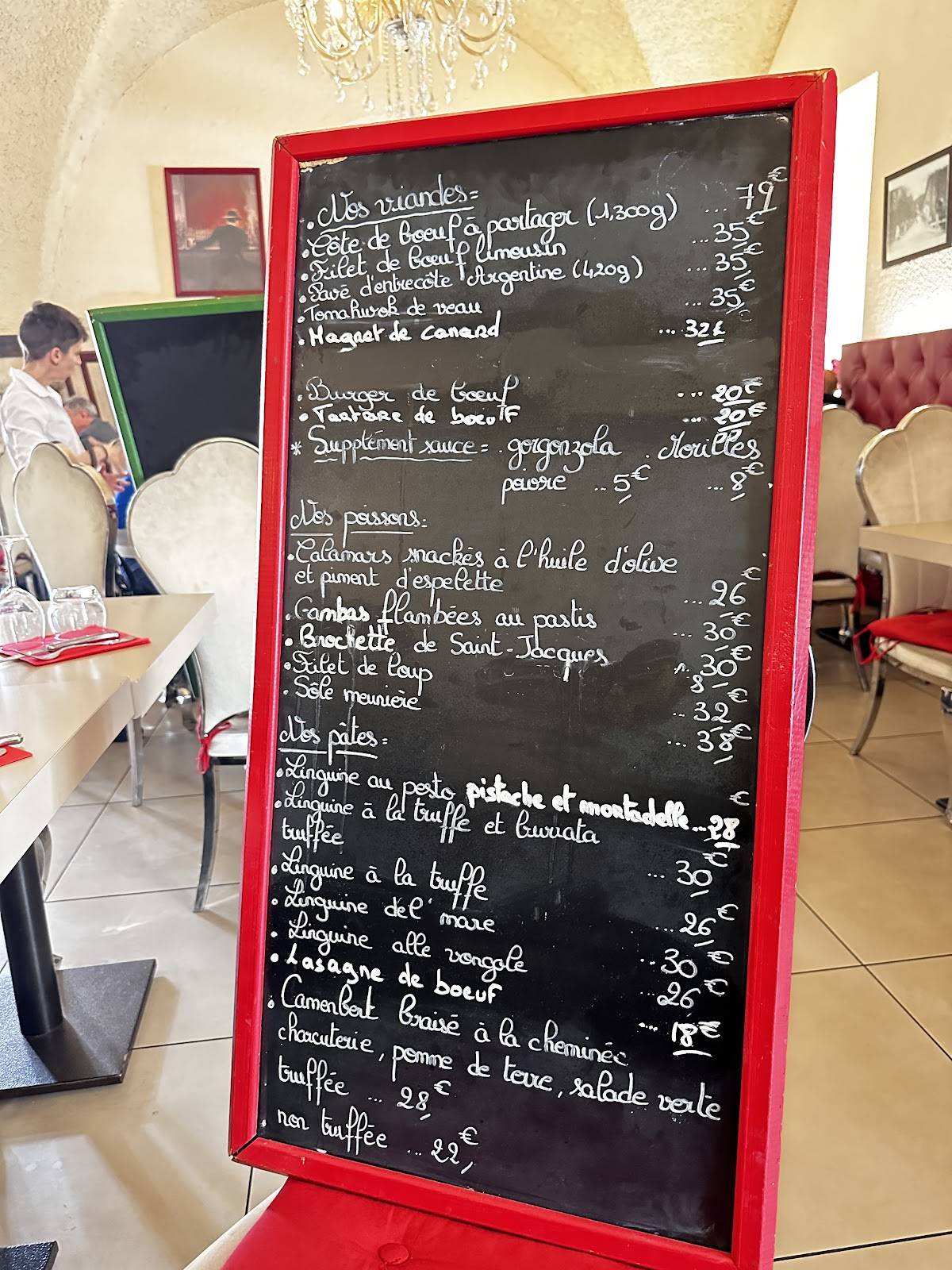 Menu au Le Fer À Cheval restaurant, Gémenos, 19 Rue Du Maréchal Des ...
