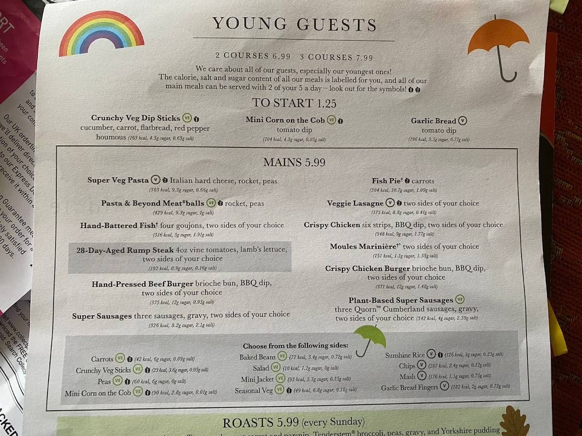 Menu at The White House pub & bar, Leeds, 55 Wetherby Rd