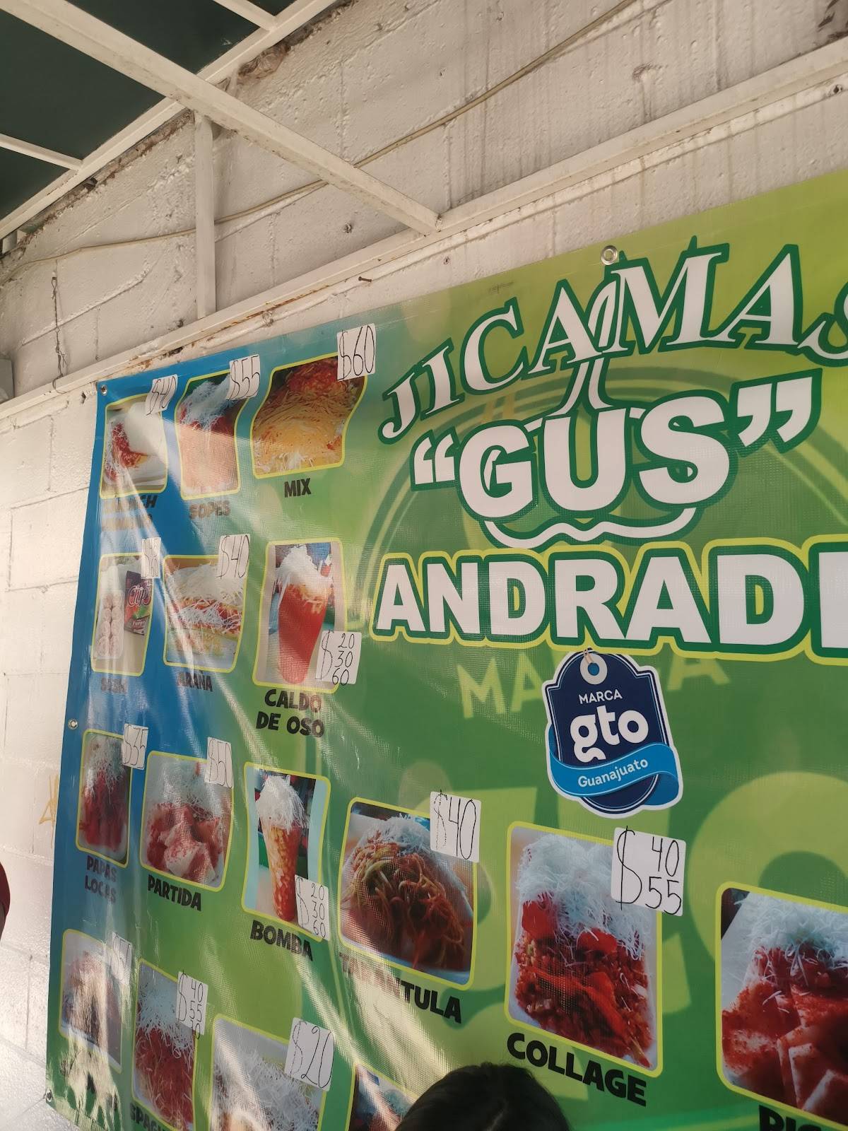 Carta del restaurante Jícamas Gus Andrade, Leon, Blvd. las Américas 508