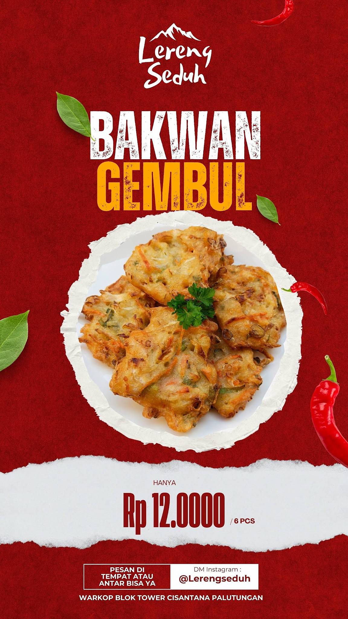 Menu at Lereng Seduh, Kuningan